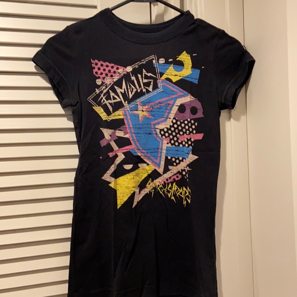 Famous Stars & Straps | Tops | Colorful Famous Tee | Poshmark